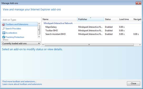 MapsGalaxy Adware uninstall guide