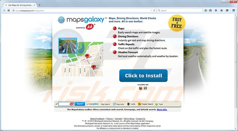 MapsGalaxy Adware uninstall guide