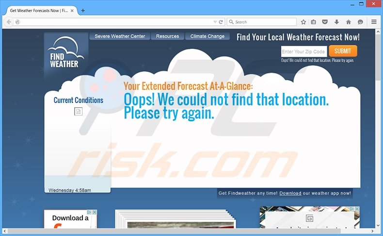WeatherBlink Toolbar - how to remove?