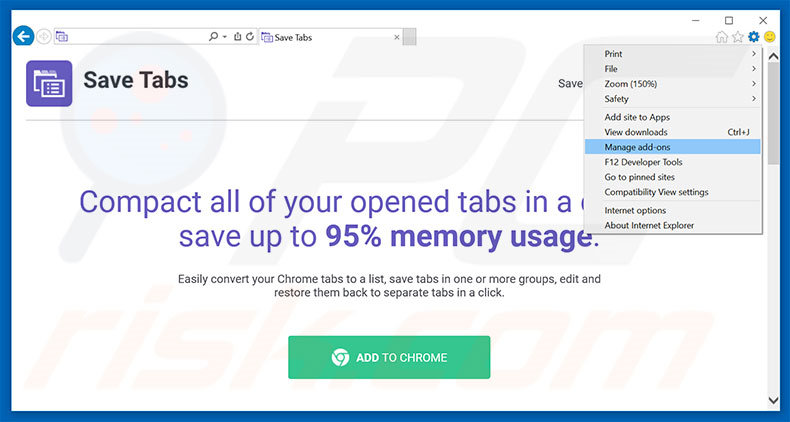 Save Tabs Adware - Easy removal steps (updated)