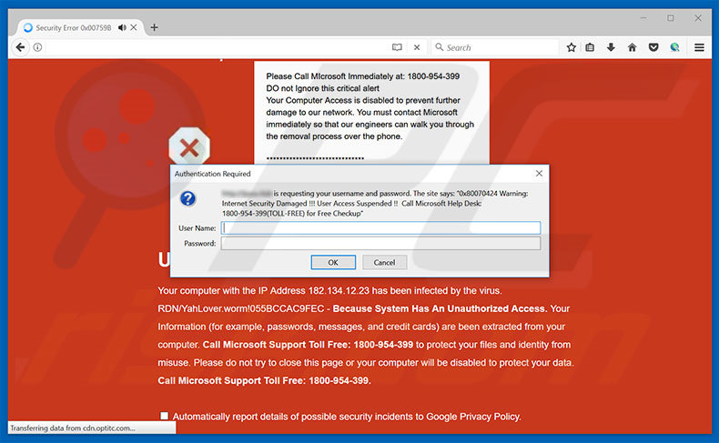 Unauthorized Access Detected ! Scam - Easy removal steps (updated) Unauthorized Access Detected ! Scam - Easy removal steps (updated)