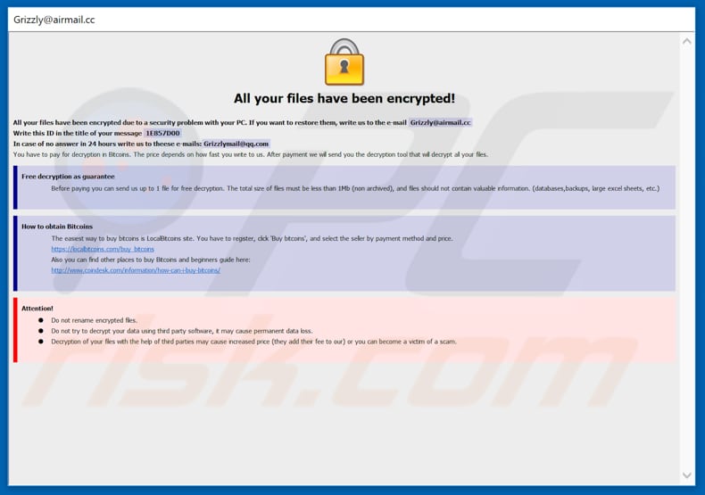 How to remove Bear Ransomware - Virus removal steps