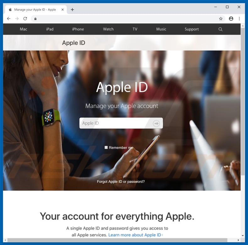 How to get rid of Iforgot.apple.com Email Scam - Virus removal guide
