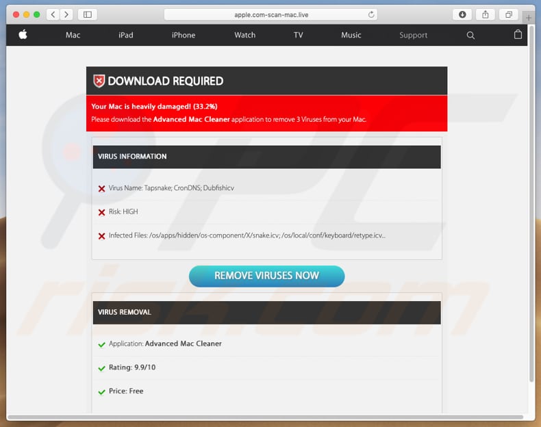 Apple.com-scan-mac.live POP-UP Scam (Mac) - Removal steps, and macOS ... Apple.com-scan-mac.live POP-UP Scam (Mac) - Removal steps, and macOS ...