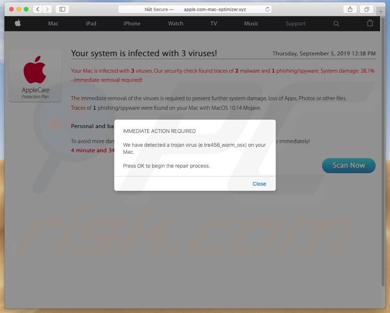 Apple.com-mac-optimizer.xyz POP-UP Scam (Mac) - Removal steps, and ... Apple.com-mac-optimizer.xyz POP-UP Scam (Mac) - Removal steps, and ...