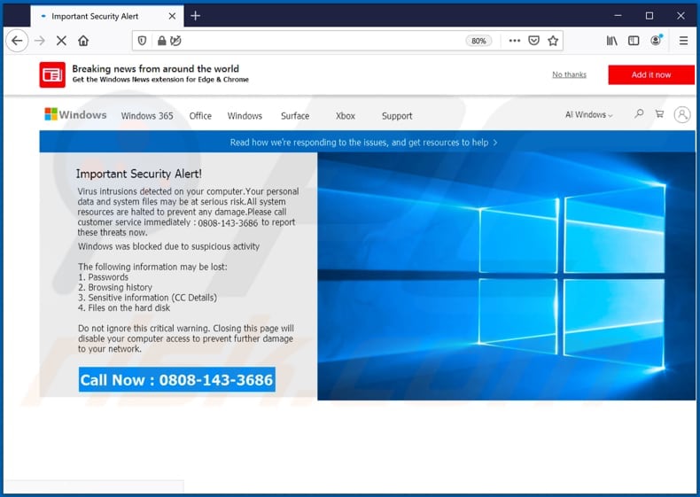 Important Security Alert! POP-UP Scam - Removal and recovery steps ... Important Security Alert! POP-UP Scam - Removal and recovery steps ...