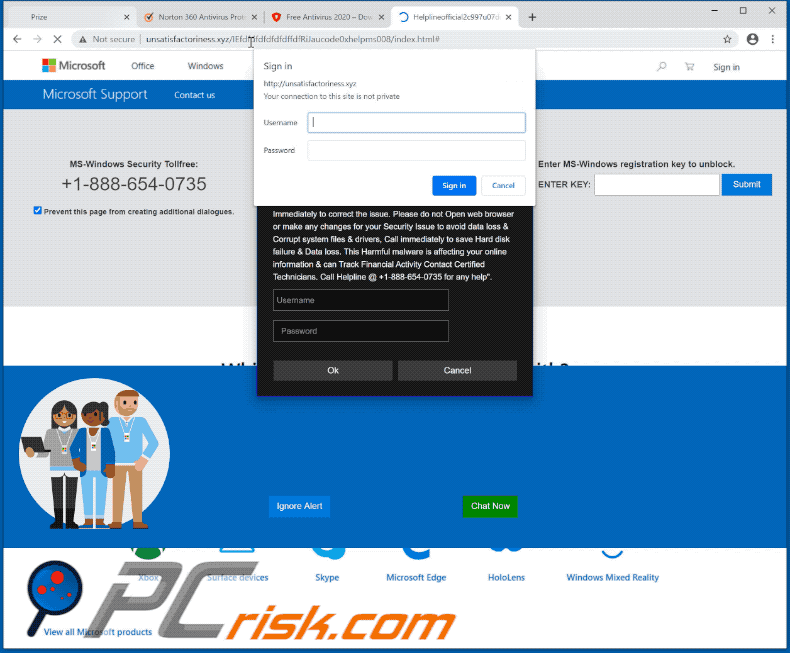 MS-Windows Support Alert POP-UP Scam - Removal and recovery steps (updated) MS-Windows Support Alert POP-UP Scam - Removal and recovery steps (updated)