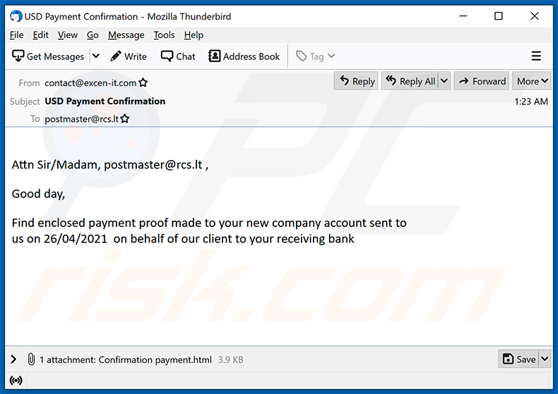 Proof Of Payment Email Scam Removal And Recovery Steps updated 