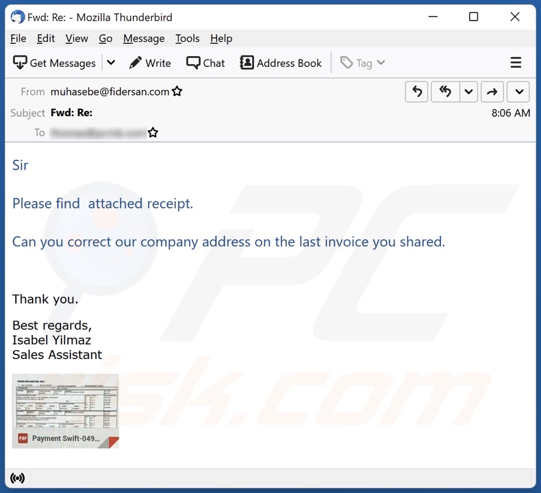 Please Find Attached Receipt Email Scam Removal And Recovery Steps 