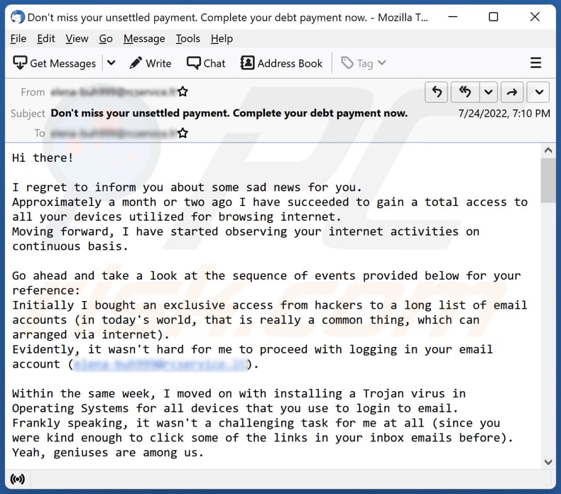 I Regret To Inform You About Some Sad News For You Email Scam Removal And Recovery Steps updated 