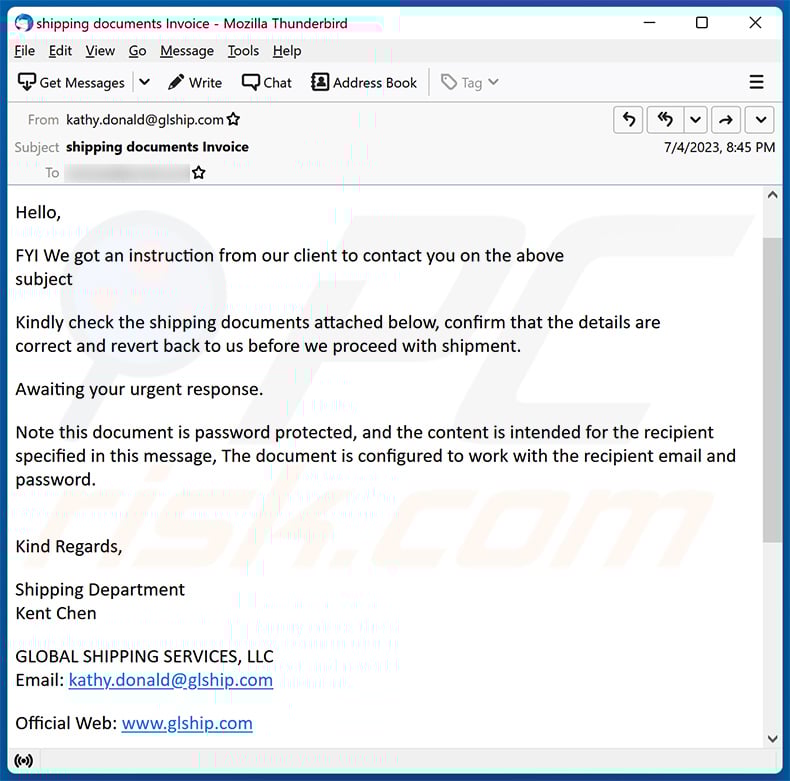 Reconfirm Shipping Documents Email Scam Removal And Recovery Steps